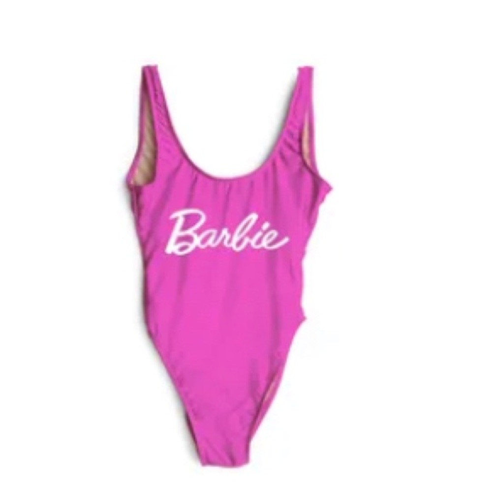 Barbie One Piece Swimsuit- Pink - Gem